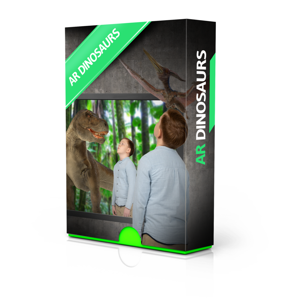 AR Dinosaurs package | Magic to Go... Software to make your event magical!